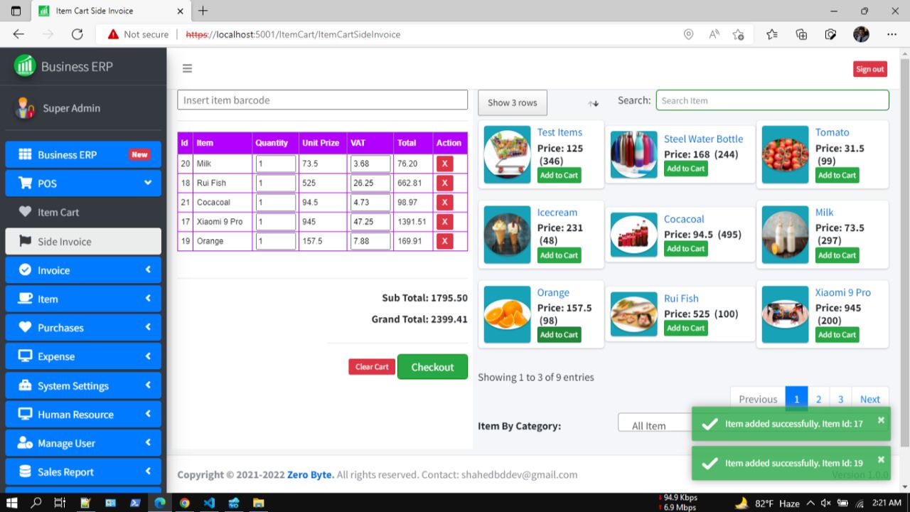 Business ERP Solution/Product/POS/Company Management - code.market