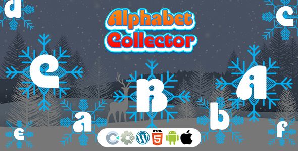 Alphabet Collector Game (Construct 3 | Construct 2 | - code.market