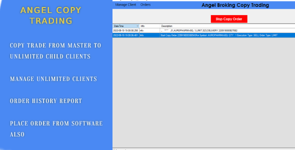 Angel Copy Trading Software - code.market
