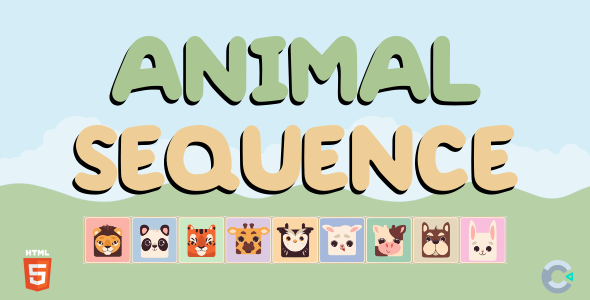 Animal Sequence - HTML5 Educational Game (Construct 3) - code.market