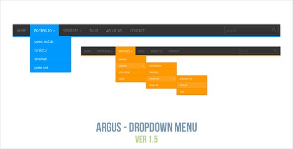 Argus - Dropdown Menu - code.market