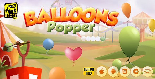 Balloons Popper - Fun Popping Game (Construct) - code.market