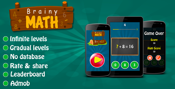 Brainy Math - Android Game - code.market