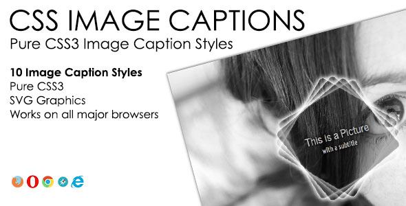CSS Image Captions Pack - code.market