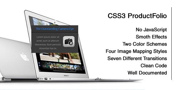CSS3 Product-Folio with Image Mapping - code.market