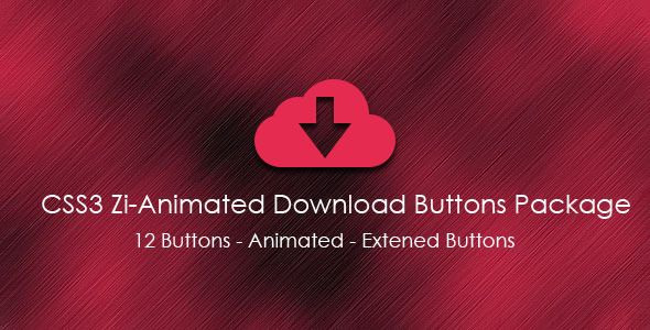 CSS3 Zi-Animated Download Buttons Package - code.market