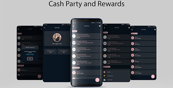 Cash Party And Rewards With 13 Networks And Laravel Admin Panel Code Market
