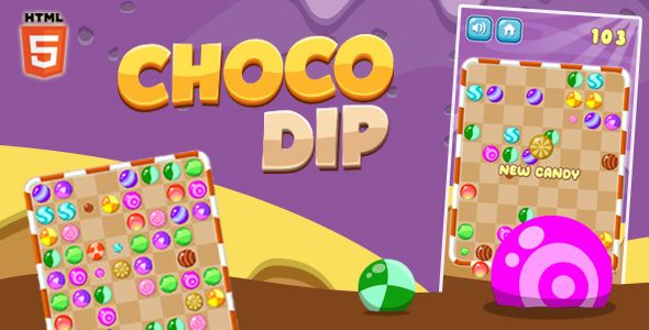 Choco Dip - HTML5 Matching Game - code.market