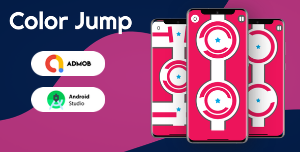 Color Jump ( Android Studio + Admob + Multiple - code.market