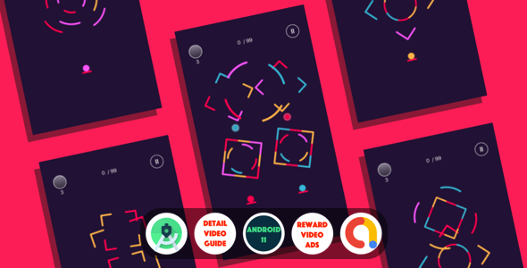 Color Jump : (Android Studio+Admob+Reward Ads+Multiple - code.market