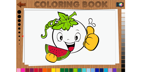 Coloring Book 48 Pages - HTML5 Educational Game - code.market