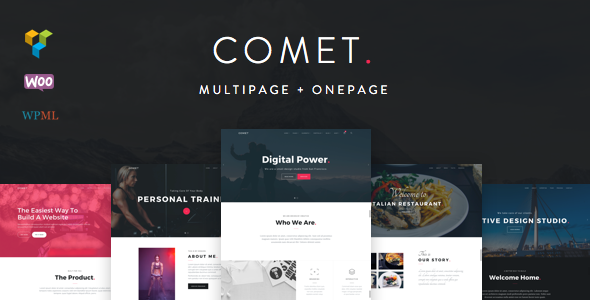 Comet - Creative Multi-Purpose WordPress Theme - code.market
