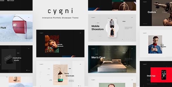 Cygni - Interactive Portfolio Showcase Theme - code.market