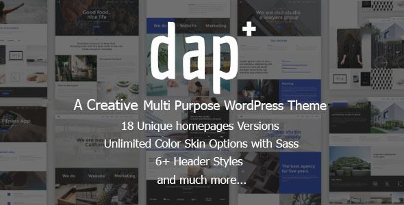 Dap - Creative MultiPurpose WordPress Theme - code.market