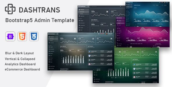 Dashtrans - Bootstrap5 Admin Template - code.market