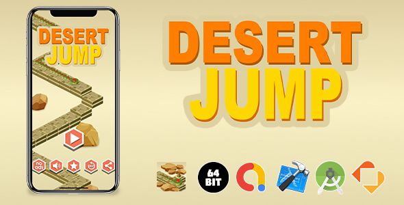 Desert Jump Game Template - code.market