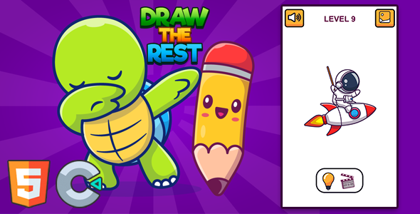 Draw The Rest - HTML5 Game - Admob - Construct 3 - code.market