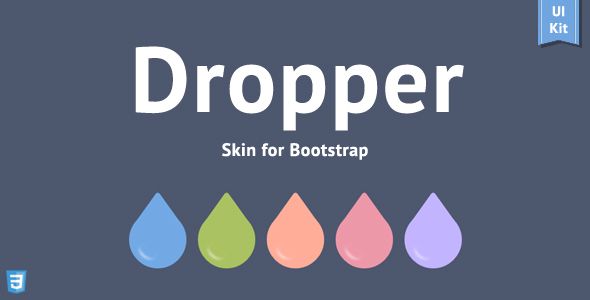 Dropper - Bootstrap Skin - code.market