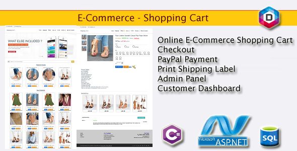 E-Commerce - Shopping Cart - code.market