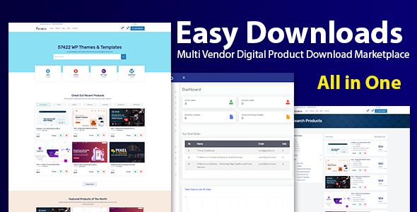 Easy Downloads - Multi Vendor Digital Product Download Marketplace ...