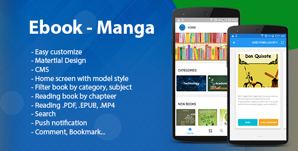 Ebook - Manga - Comic Android (Read multi format) - code.market