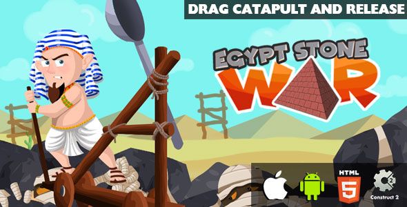 Egypt Stone War - HTML5 Game (CAPX) - code.market