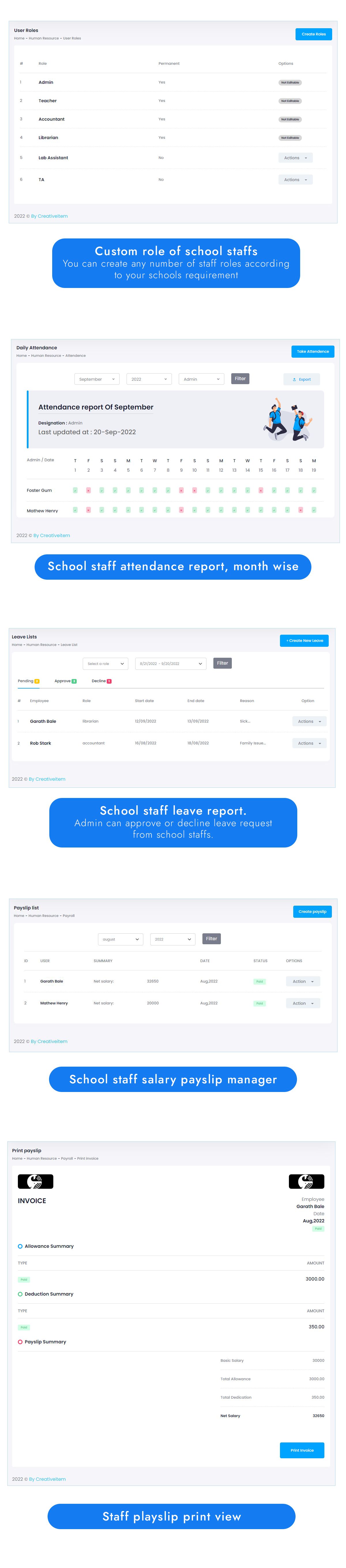 Ekattor 8 School HR Addon Bundle - code.market