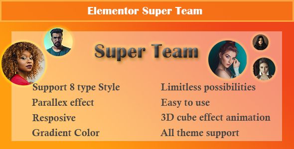 Elementor - Super Team - code.market