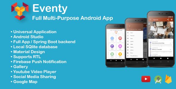 Eventy- Full Multi-Purpose Android App - code.market
