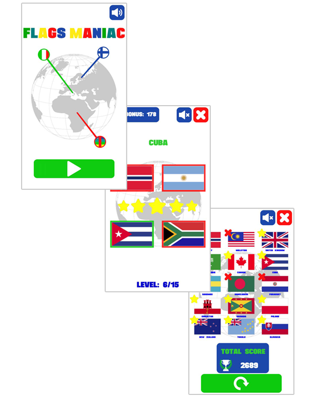 Flags Maniac - HTML5 Construct 2 Game - code.market