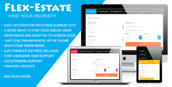 Flex-Estate – Responsive Form To Find Property - code.market