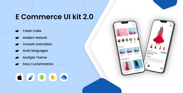 Flutter E Commerce Ui Kit 20 Supported Codemarket