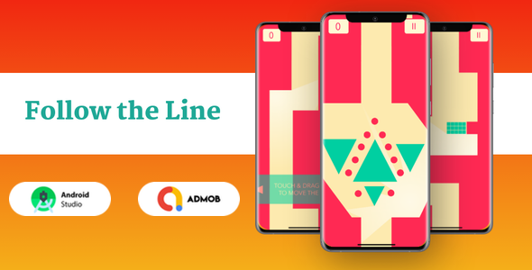 Follow the line ( Android Studio + Admob + Multiple - code.market