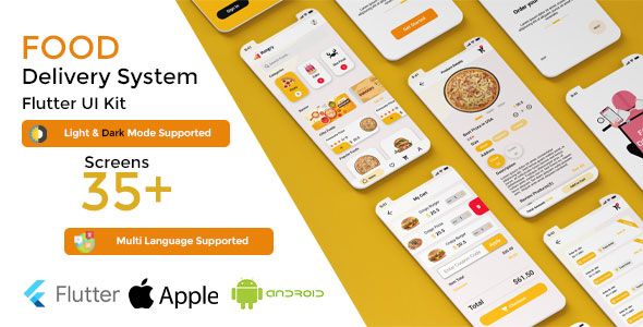 Food Delivery System for Restaurant UI Kit - Hungry - code.market