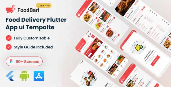 FoodBari Flutter - Food Ordering User App Ui Kit - code.market