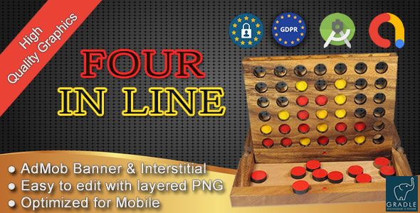 Four in line (Admob + GDPR + Android Studio) - code.market