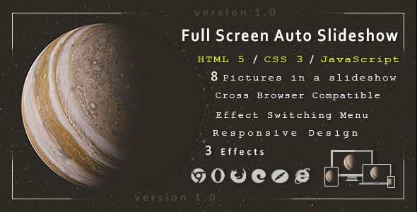 Full Screen Auto Slideshow (v. 1.0) - code.market