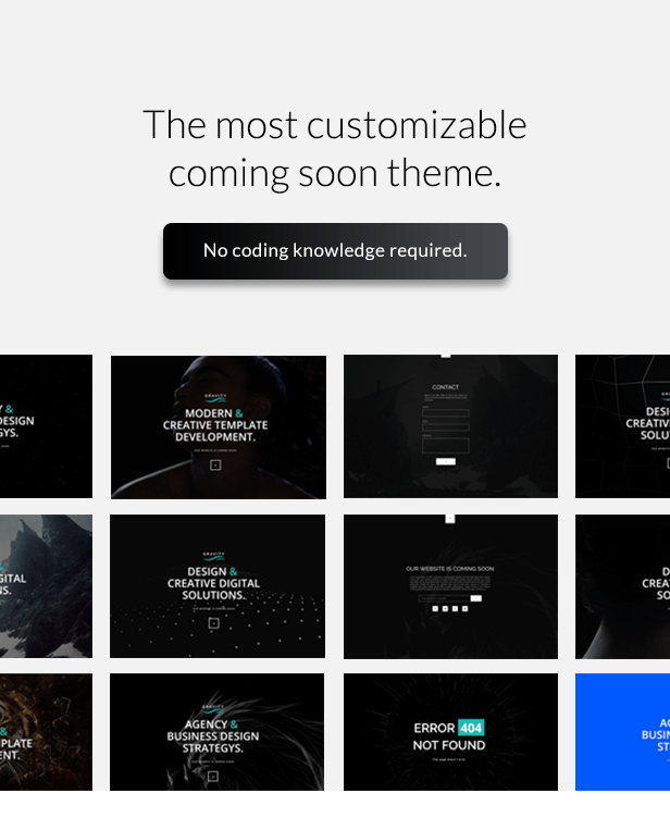 Gravity - Multi-Purpose Coming Soon Theme - code.market