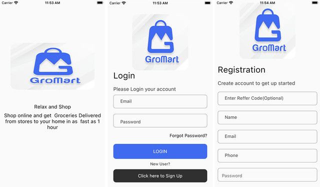 GroMart | Grocery & Vegetables Flutter App Template | - code.market