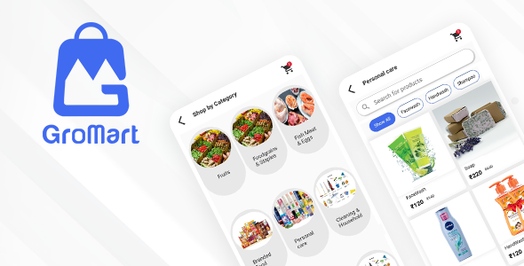 GroMart | Grocery & Vegetables Flutter App Template | - code.market