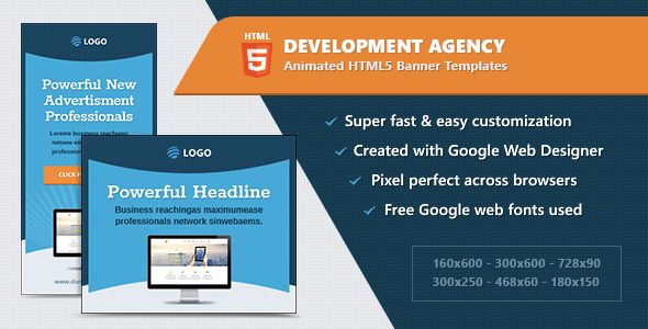 HTML5 Animated Banner Ads - Development Agency (GWD) - code.market