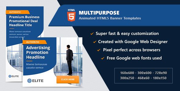 HTML5 Banner Ads - Multipurpose Animated Templates - code.market HTML5 Banner Ads - Multipurpose Animated Templates - code.market
