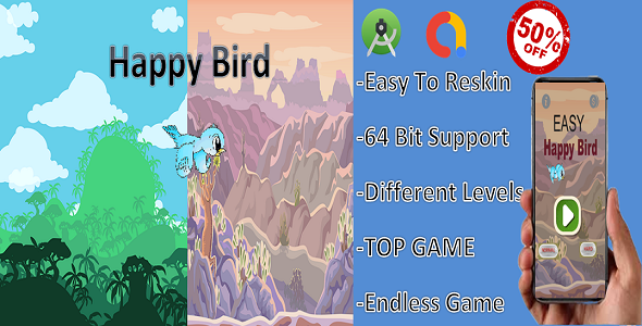 Happy Bird( (Admob + Android Studio) - code.market