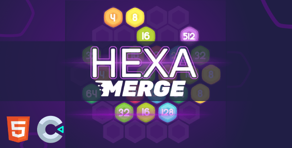 Hexa Merge Html5 Game Construct 3 Codemarket 1455