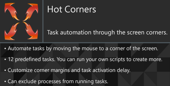 Hot Corners - Automate your daily tasks on Windows - code.market