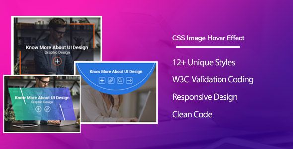 HoverTend - CSS3 Image Hover Effects - code.market