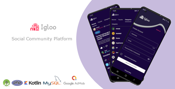 Igloo - Social Community Platform Android Mobile Full Applications - code.market