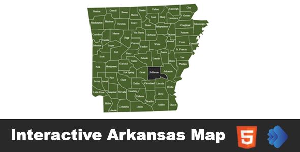 Interactive Arkansas Map - code.market