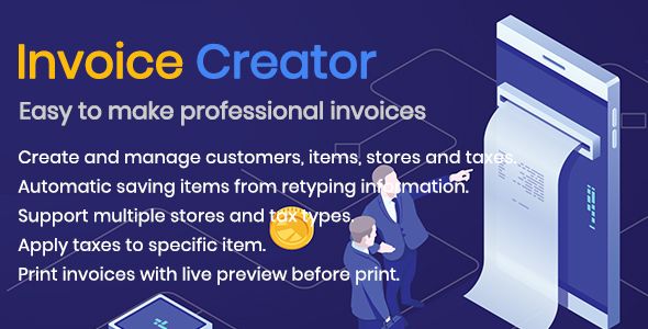 Invoice Creator -Easy to Generate invoices, manage - code.market
