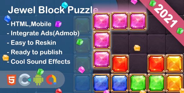 Jewel Block Puzzle Html5 Construct 3 Mobile Codemarket